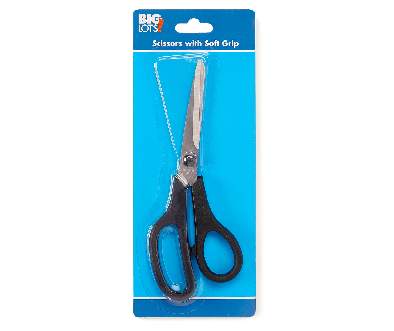 Big Lots Black Handle Scissors with Soft Grip | Big Lots