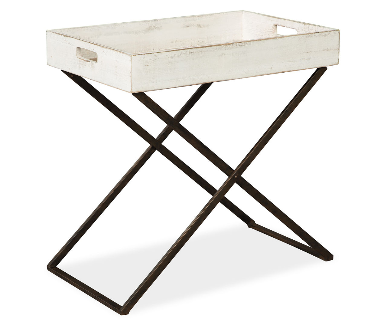 Signature Design By Ashley Janfield Antique White Accent Table | Big Lots