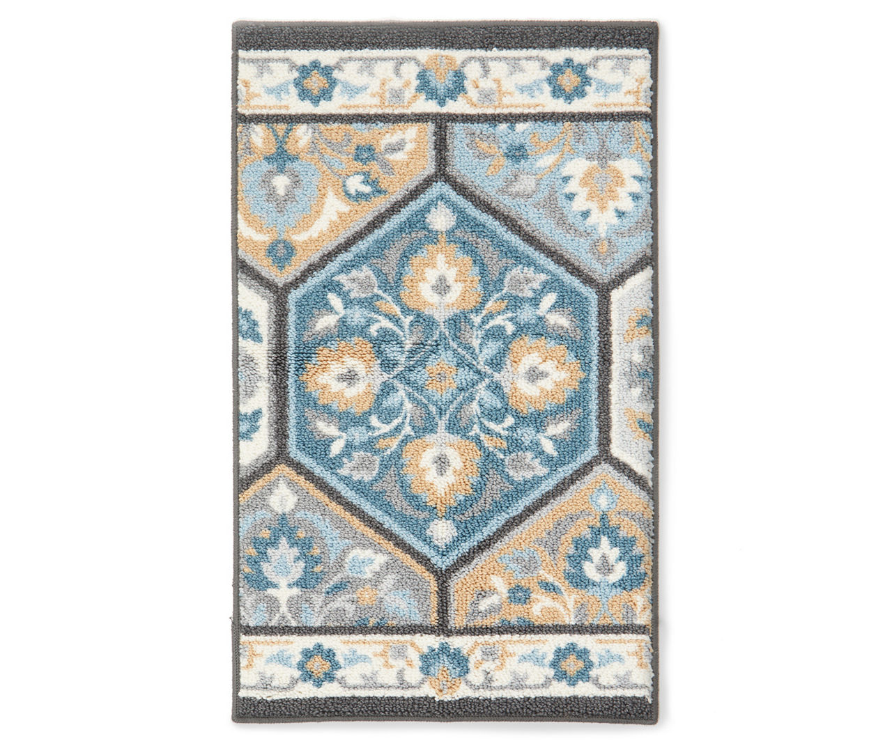 Living Colors Living Colors Chandler Blue Floral Accent Rugs | Big Lots