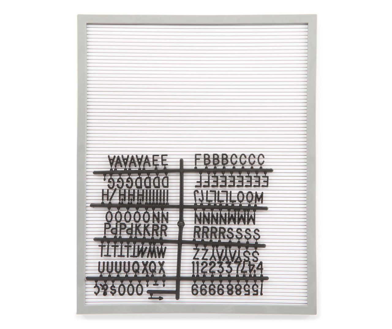 Gray Push Letter Board, 145-Piece Set | Big Lots