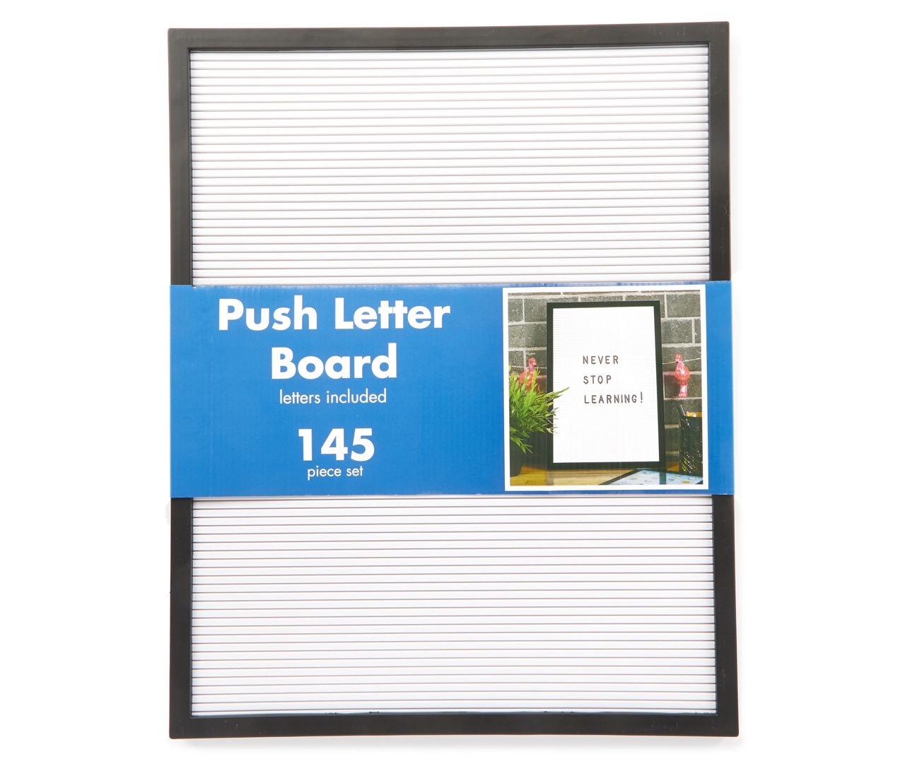 Black Push Letter Board, 145-Piece Set | Big Lots