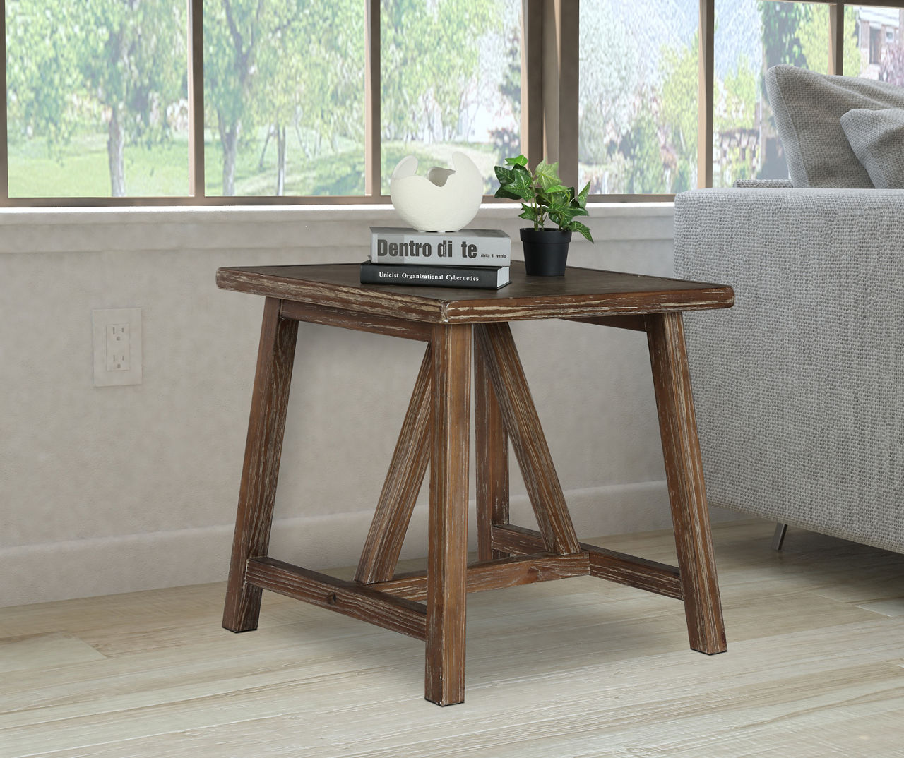 Ameriwood Weathered Brown End Table | Big Lots