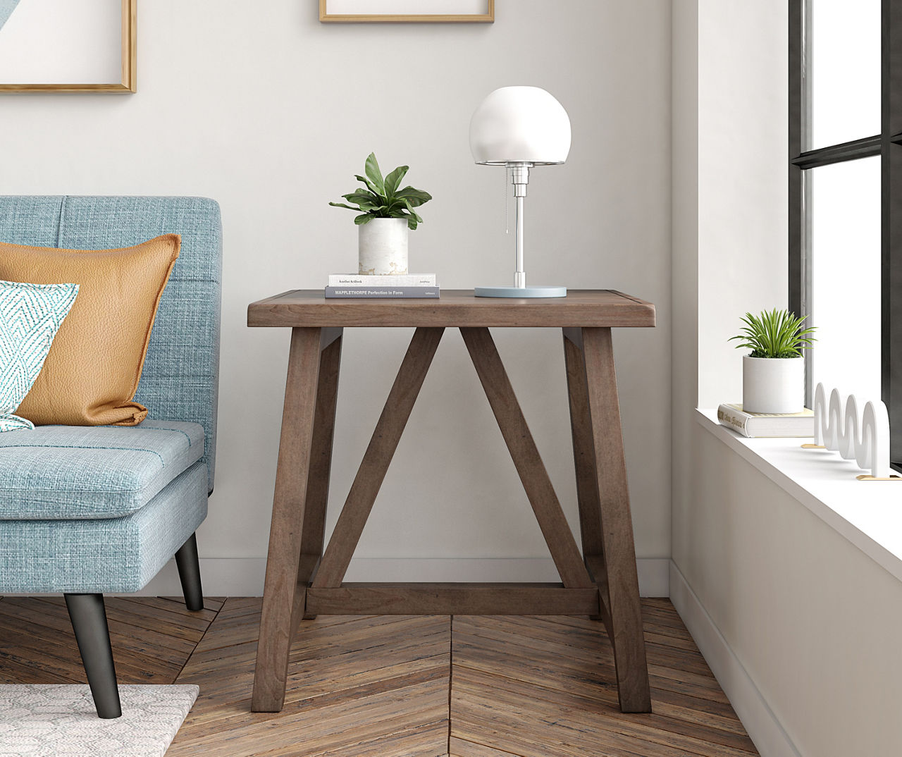 Ameriwood Weathered Brown End Table | Big Lots