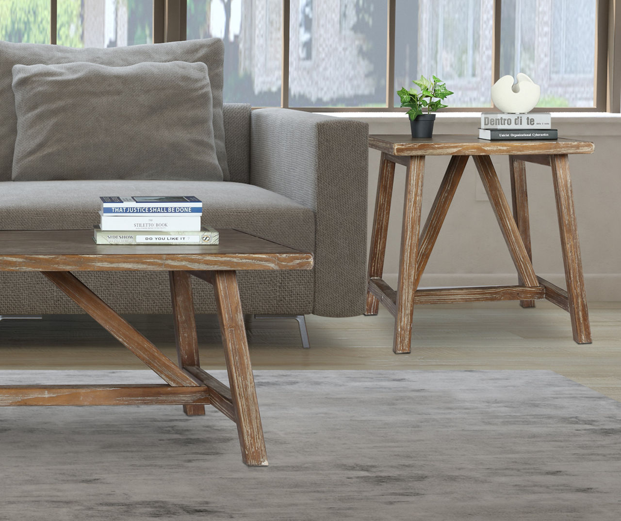 Ameriwood Weathered Brown End Table | Big Lots