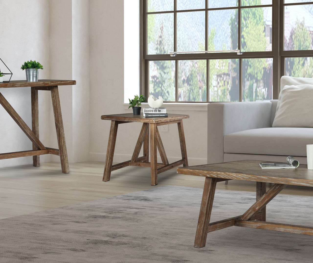 Ameriwood Weathered Brown End Table | Big Lots