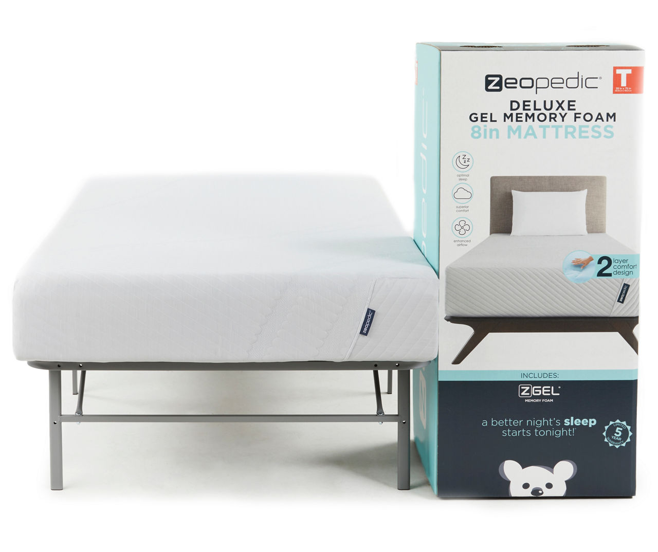 Zeopedic twin mattress store
