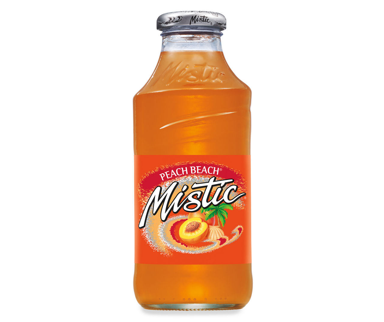 Mistic Mistic Peach Beach, 16 Fl Oz Glass Bottle | Big Lots
