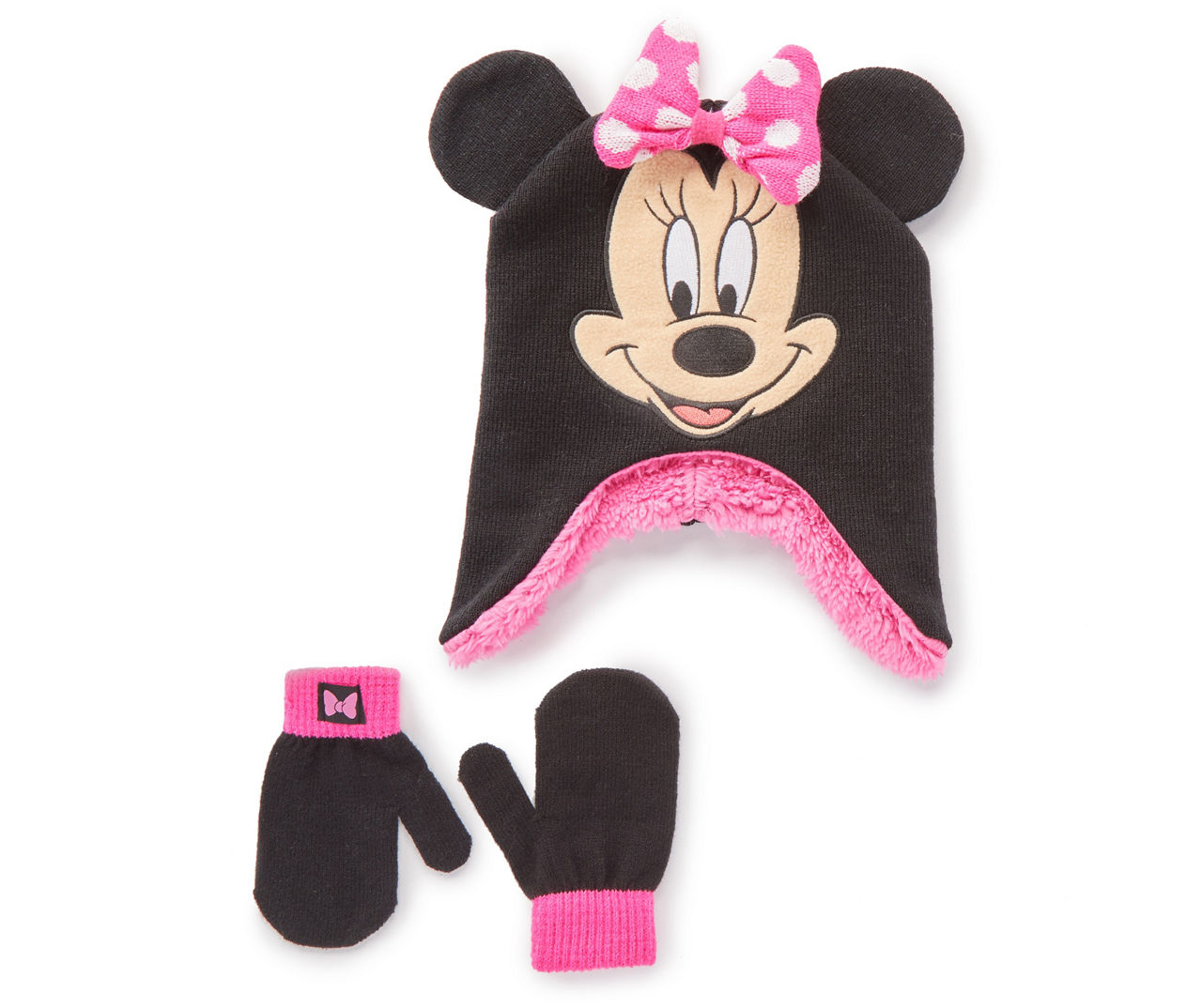 Toddler Minnie Mouse Hat & Mittens 2-Piece Set | Big Lots