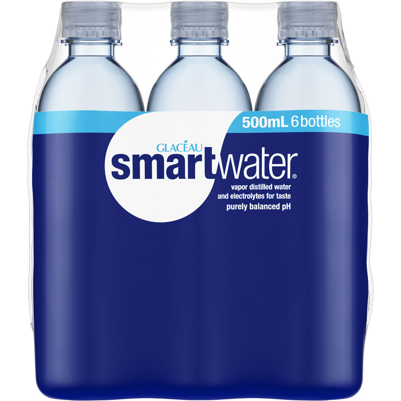 Smartwater Smartwater Vapor Distilled Water 6 - 16.9 fl oz Bottles ...