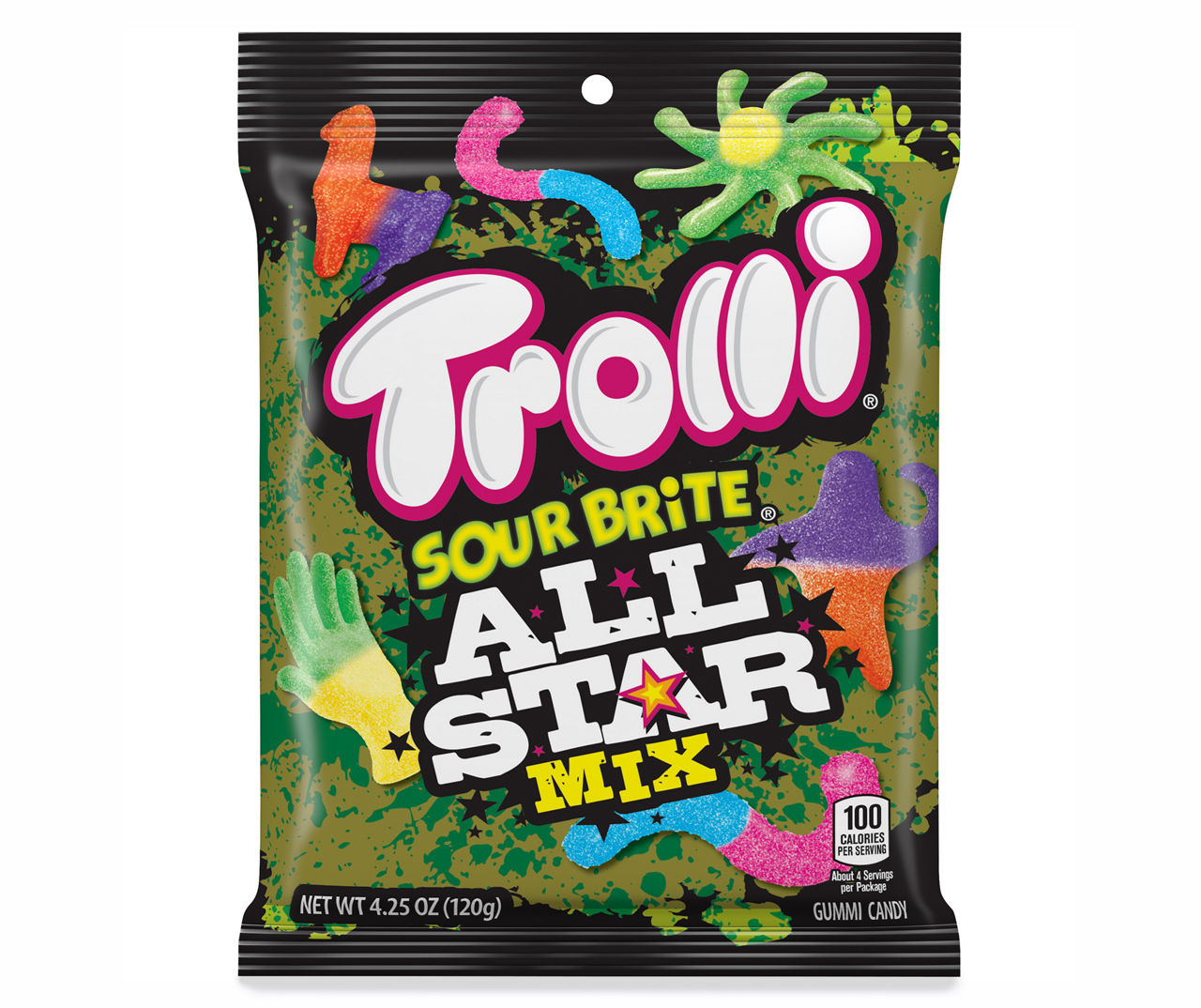Trolli TROLLI SOUR BRITE All Star Mix Gummi Candy 4.25 oz. Bag | Big Lots