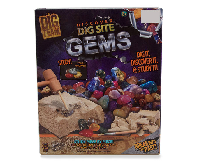 The Dig Team Discover Dig Site Gemstone Excavation Kit | Big Lots
