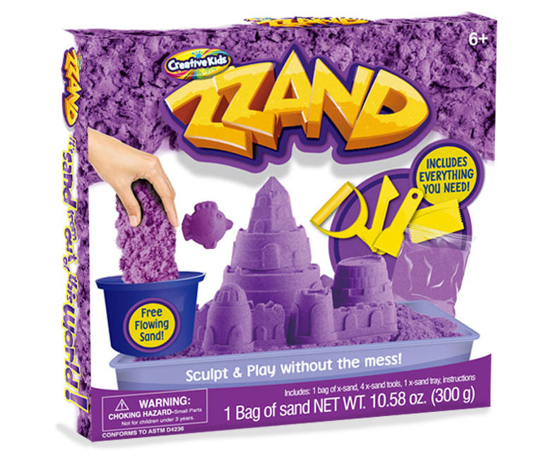 Zzand Purple Free Flowing Sand Play Kit | Big Lots