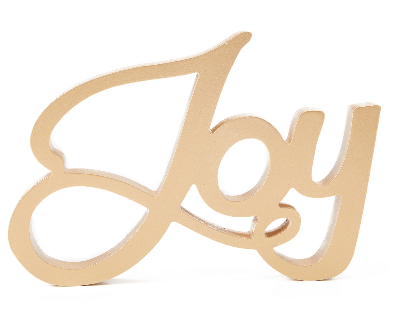 "Joy" Gold Tabletop Word Plaque | Big Lots