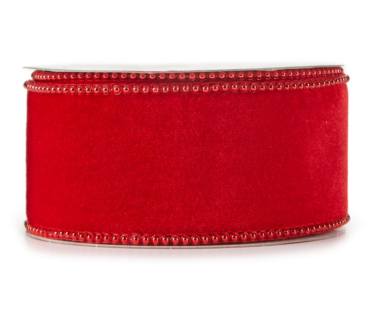 Winter Wonder Lane Red Velvet Bead Ribbon | Big Lots