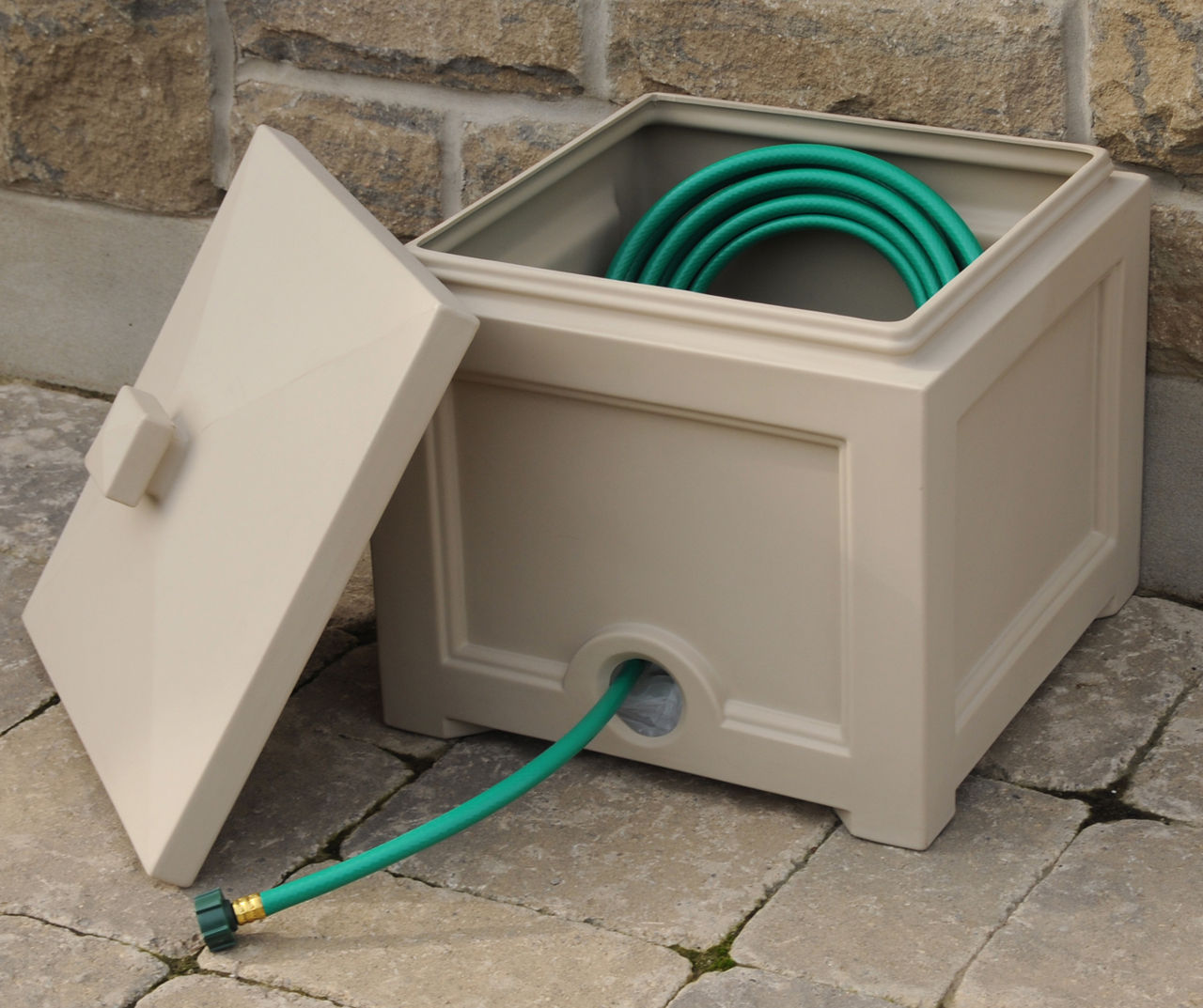 Mayne Inc. Fairfield Clay Garden Hose Bin | Big Lots