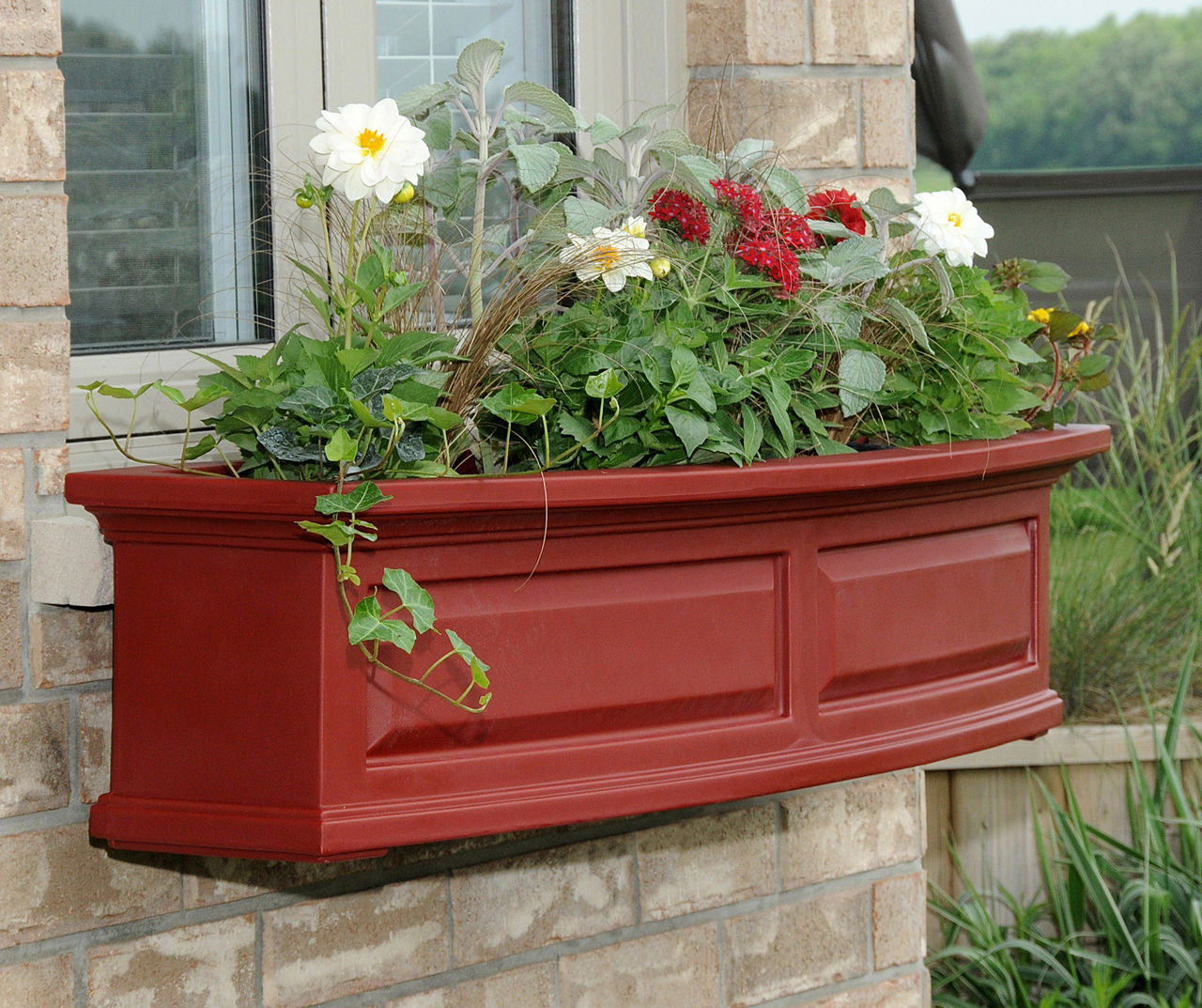 Nantucket 4' Red Window Box | Big Lots