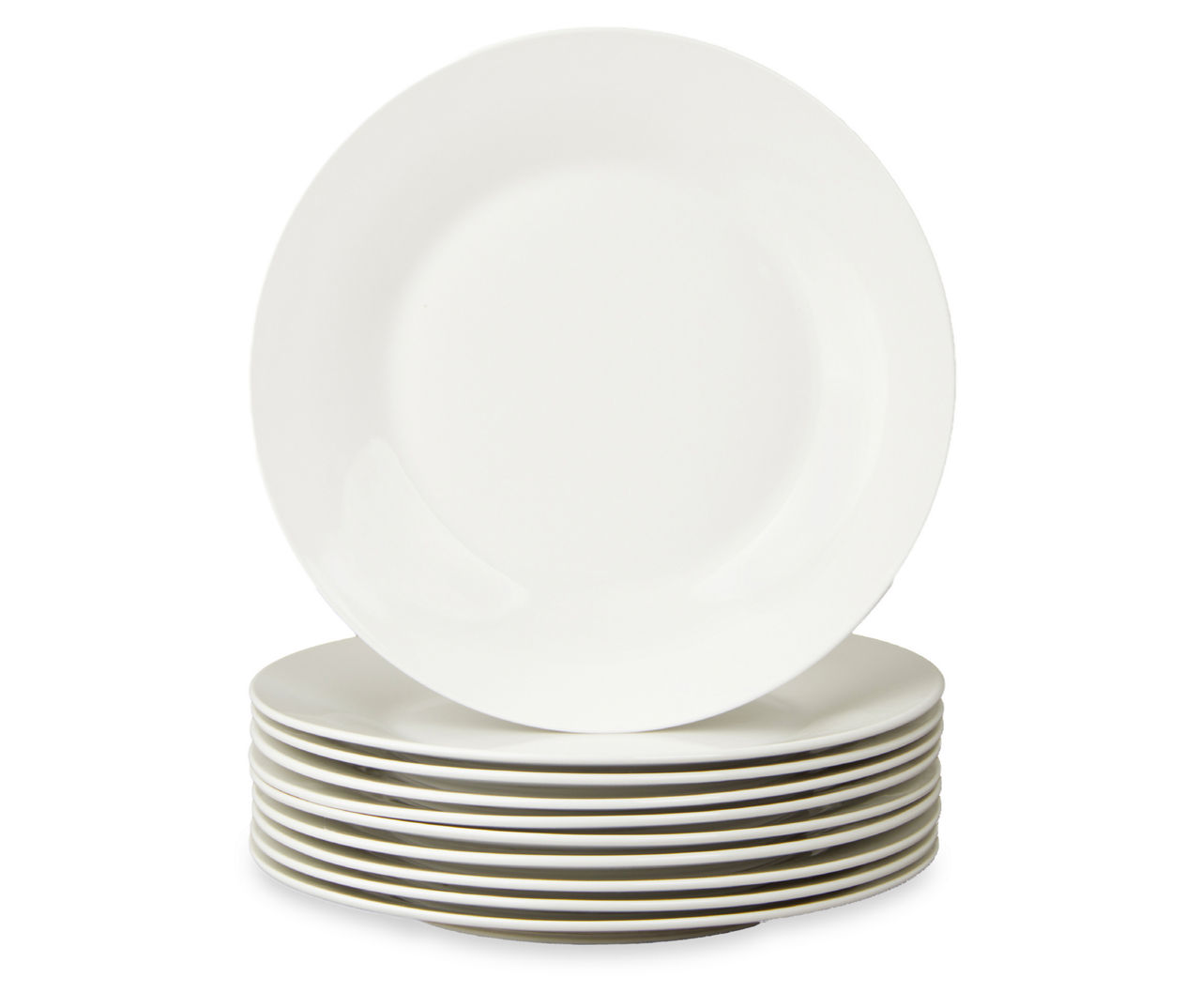 Master Cuisine White Catering Pack Dinner Plates, 10-Piece Set | Big Lots