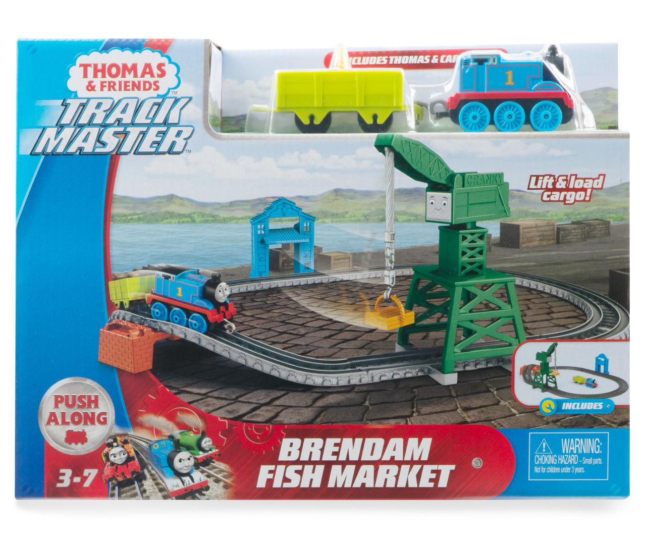 Fisher-Price Thomas & Friends TrackMaster Brendam Fish Market Pay Set ...