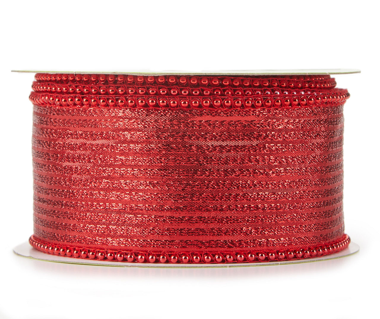 Winter Wonder Lane Red Bead Ribbon | Big Lots