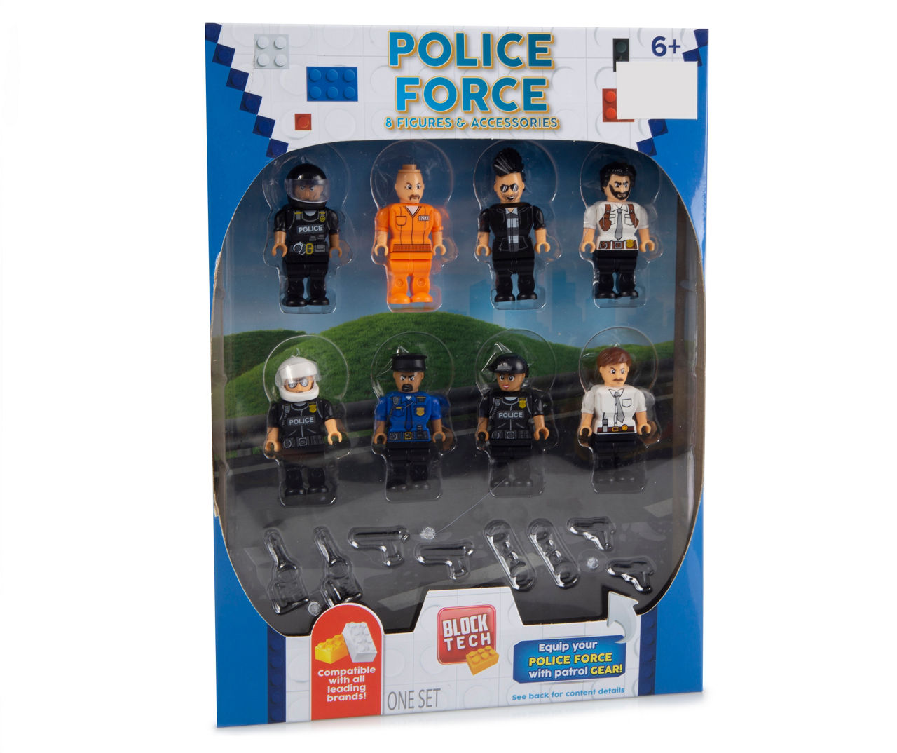 Block Tech Police Force 16-Piece Figure & Accessory Set | Big Lots