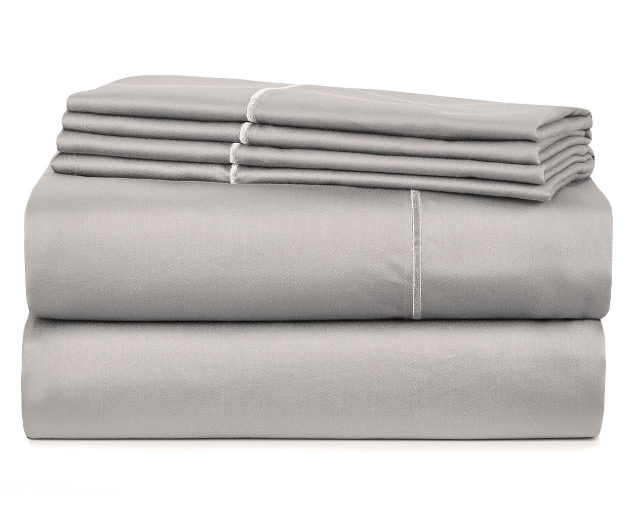 Aprima Gray 1220-Thread Count Luxury Queen 6-Piece Sheet Set | Big Lots
