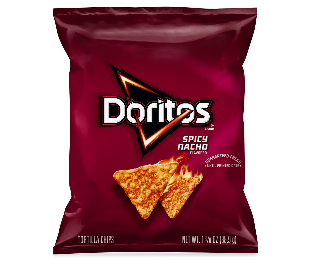 Doritos Doritos Tortilla Chips Spicy Nacho Flavored 1.375 Oz | Big Lots