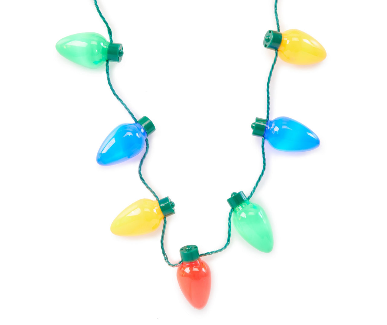 Winter Wonder Lane Large Bulb Flashing Necklace | Big Lots