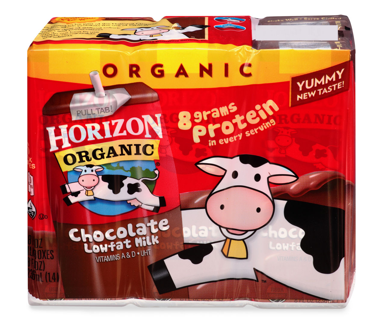 HORIZON ORGANIC Horizon Organic 1% Lowfat UHT Chocolate Milk, 8 Oz., 6 ...