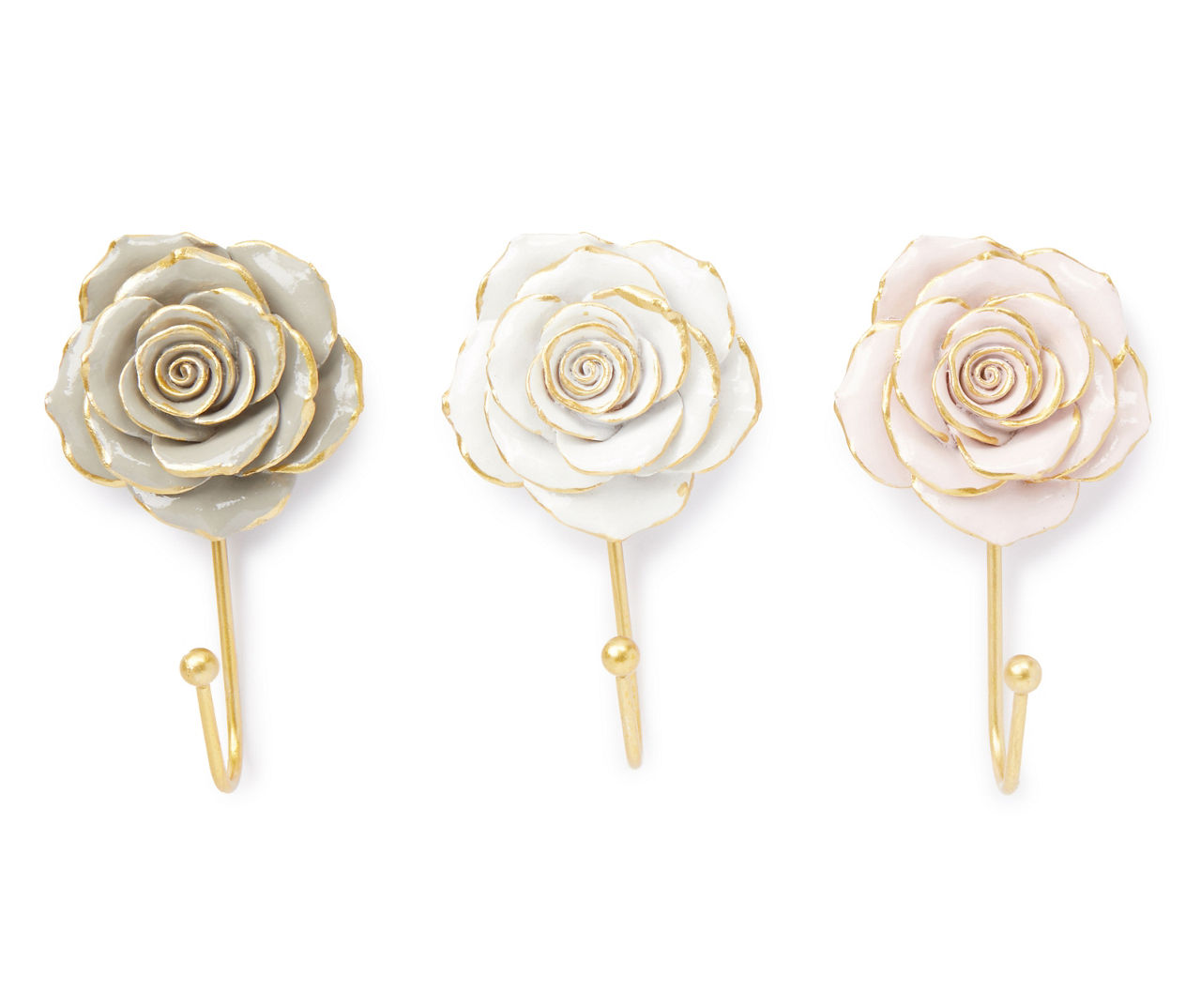 Metal Flower Hooks, 3-Pack | Big Lots
