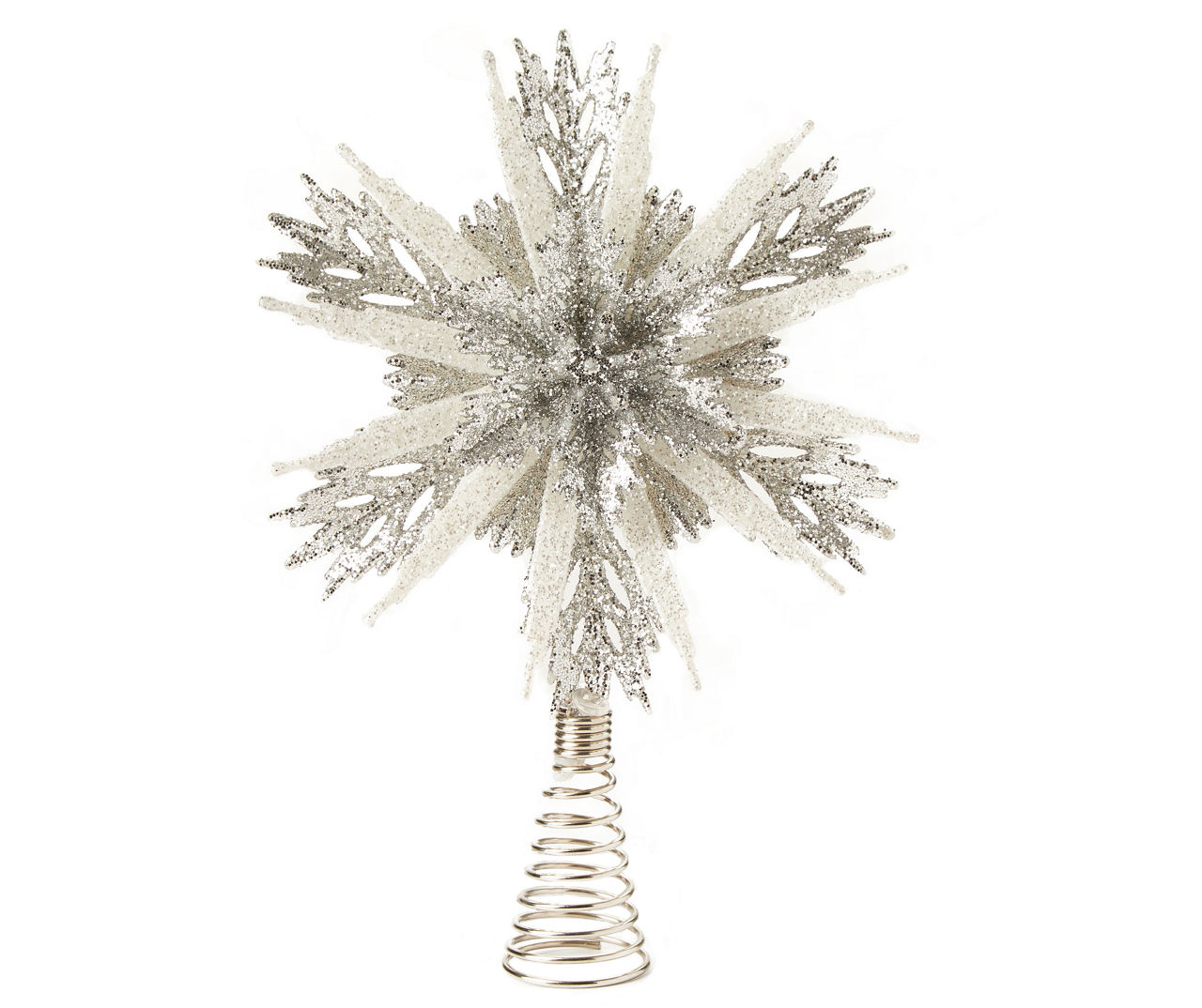 Winter Wonder Lane Silver & White Star Mini Tree Topper | Big Lots