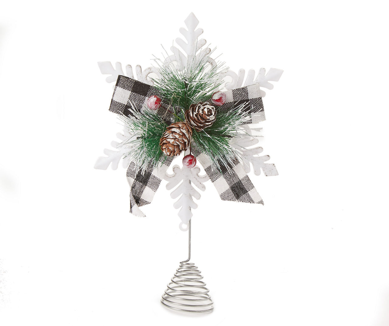 Winter Wonder Lane Mini Black & White Buffalo Check Plaid Snowflake ...
