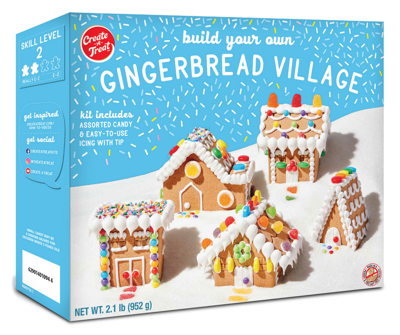 Create A Treat Village Gingerbread Cookie Kit, 33.6 Oz. | Big Lots