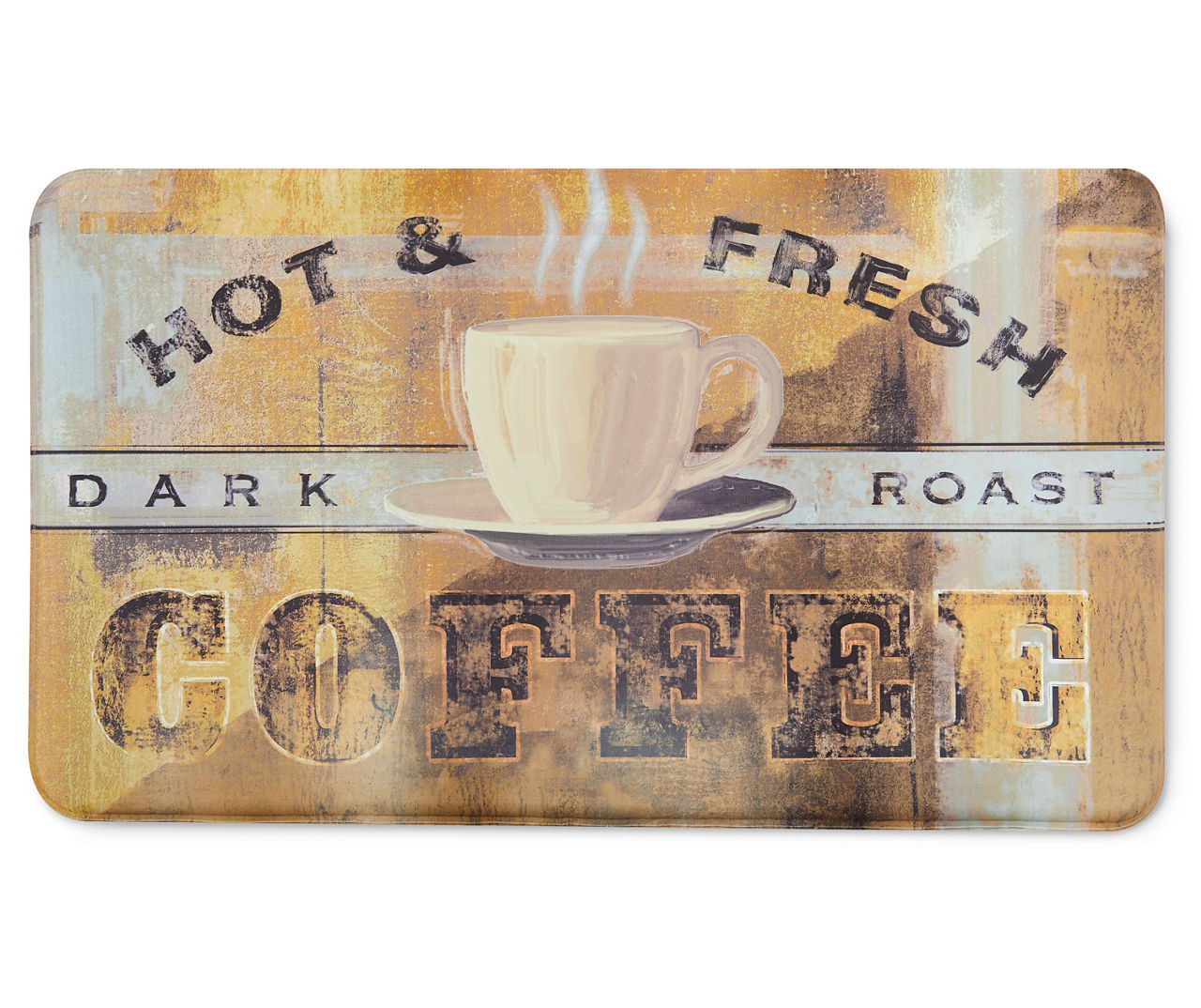 "Hot & Fresh Coffee" Kitchen Floor Mat | Big Lots