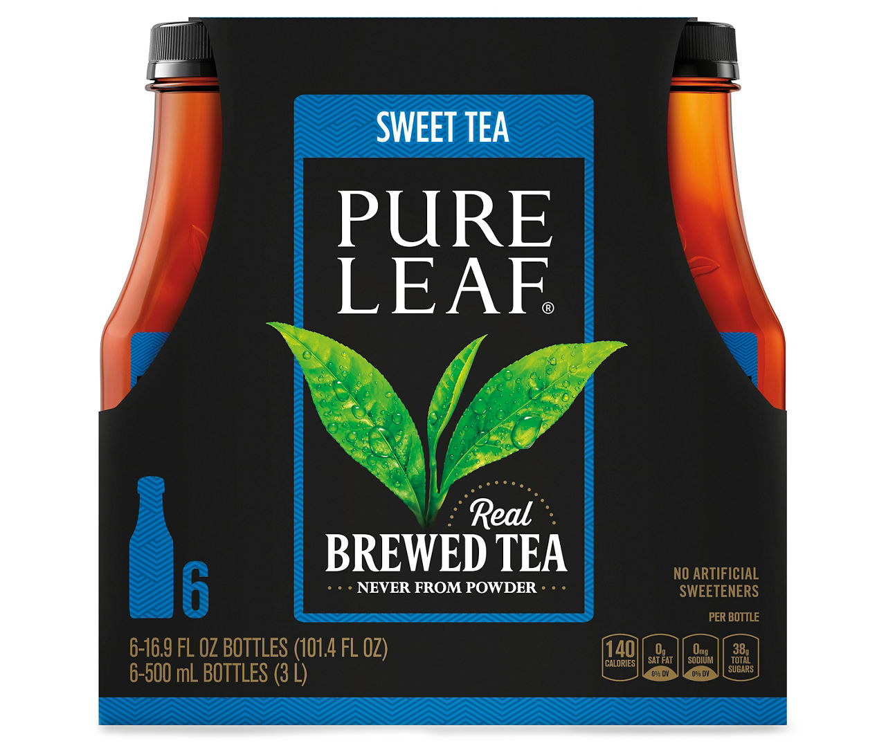 Lipton Pure Leaf Real Brewed Tea Sweet Tea 16.9 Fl Oz 6 Count | Big Lots