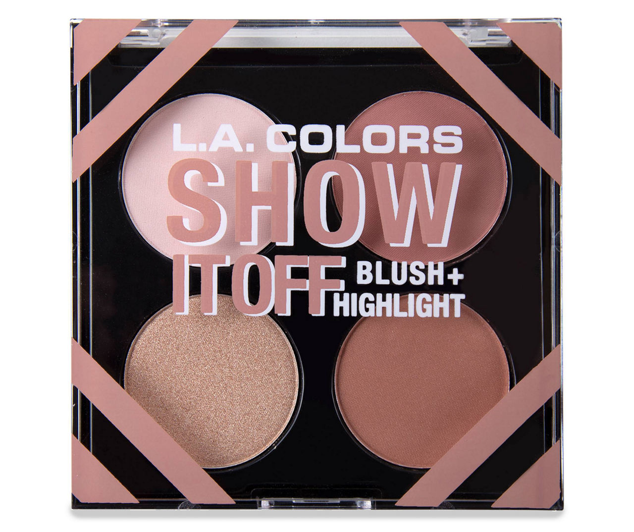 L.A. Colors Show it Off Blush & Highlight Face Palette | Big Lots