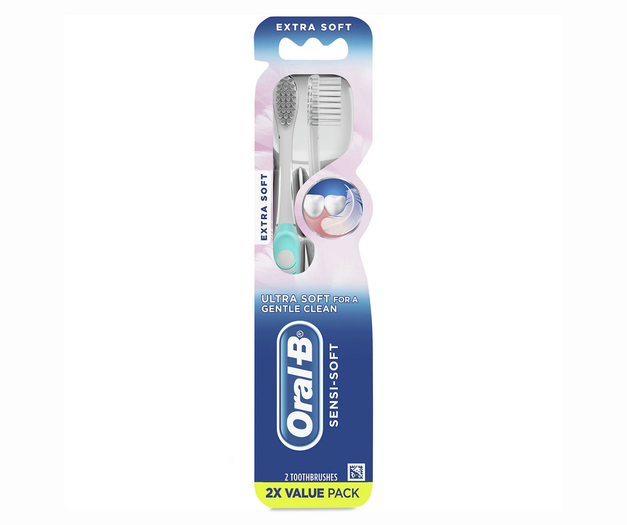 Oral B Oral-B Sensi-Soft Toothbrushes, Extra Soft, 2 Count | Big Lots