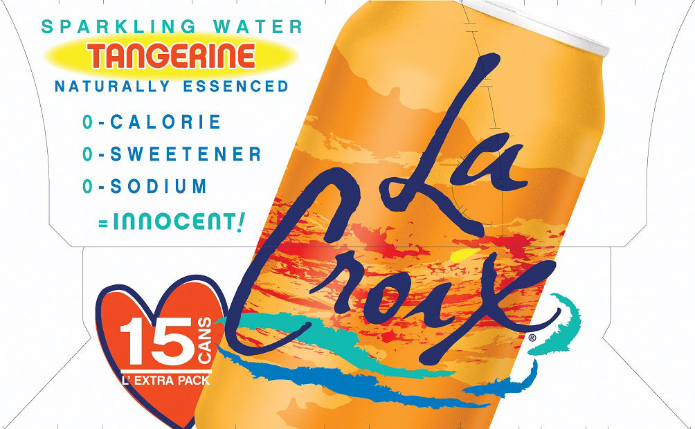 La Croix Tangerine Sparkling Water, 15-Pack | Big Lots