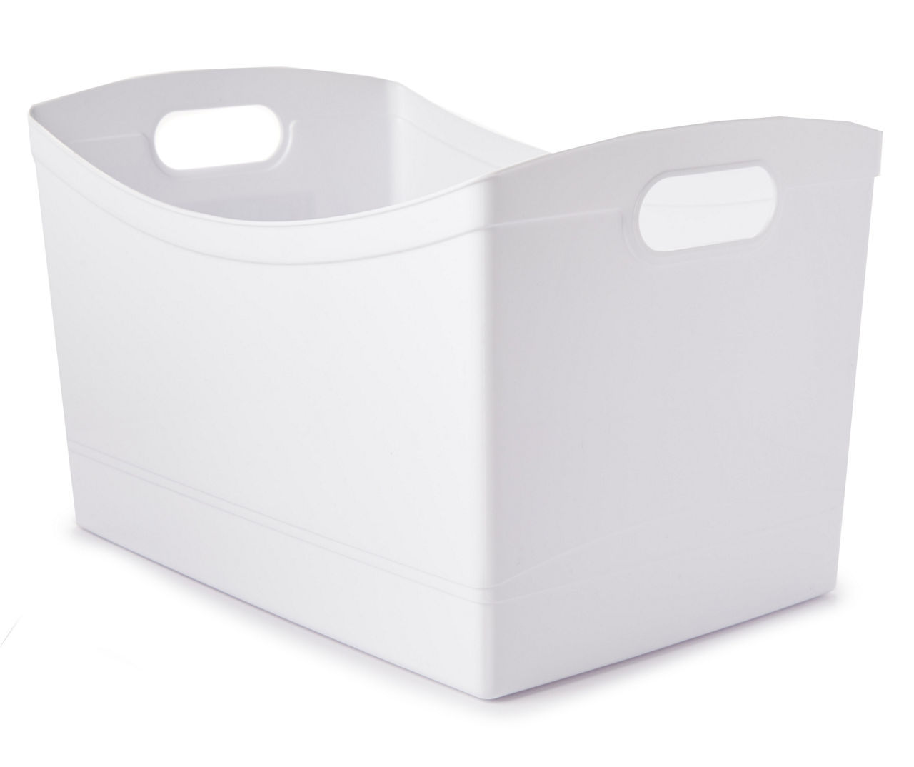 White Multi-Purpose Plastic Storage Bin | Big Lots