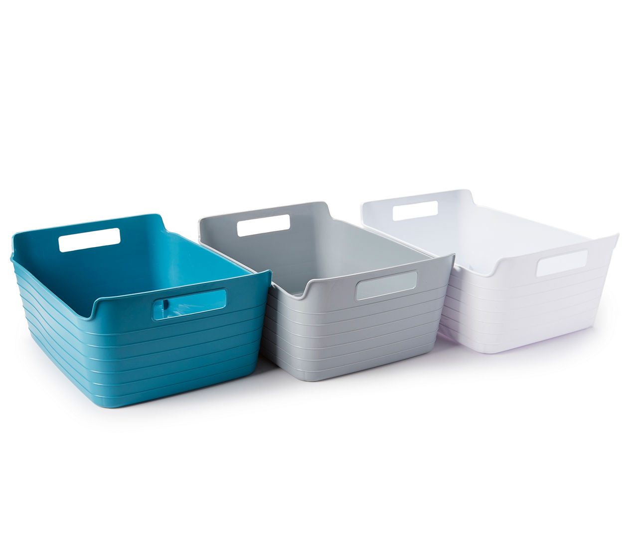 White Flex Storage Tray, 6"H | Big Lots