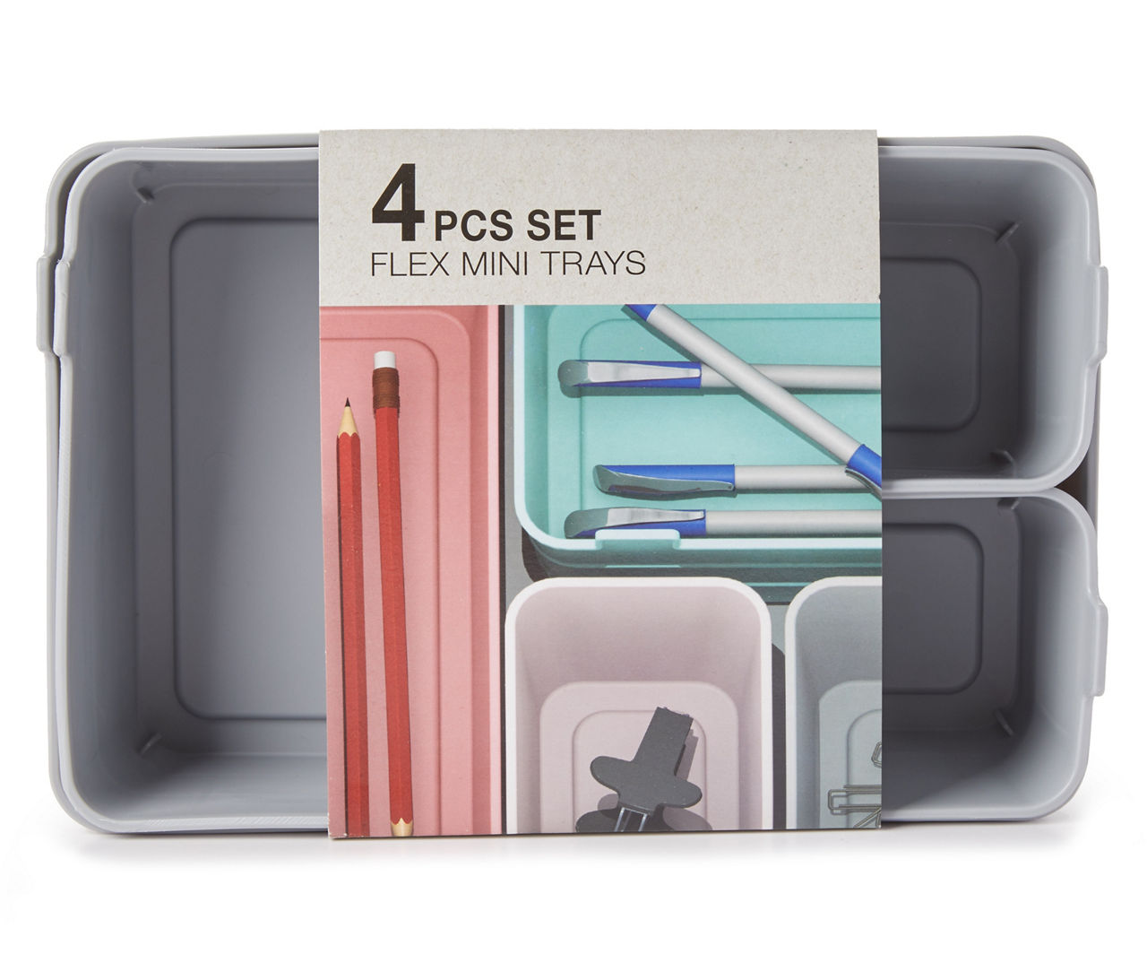 Mini Cement Flex Trays, 4-Piece | Big Lots