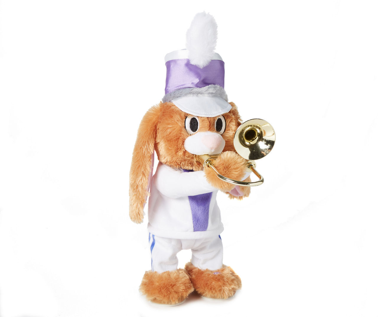 EAS 13.39" Trombone Bunny Animated Plush | Big Lots