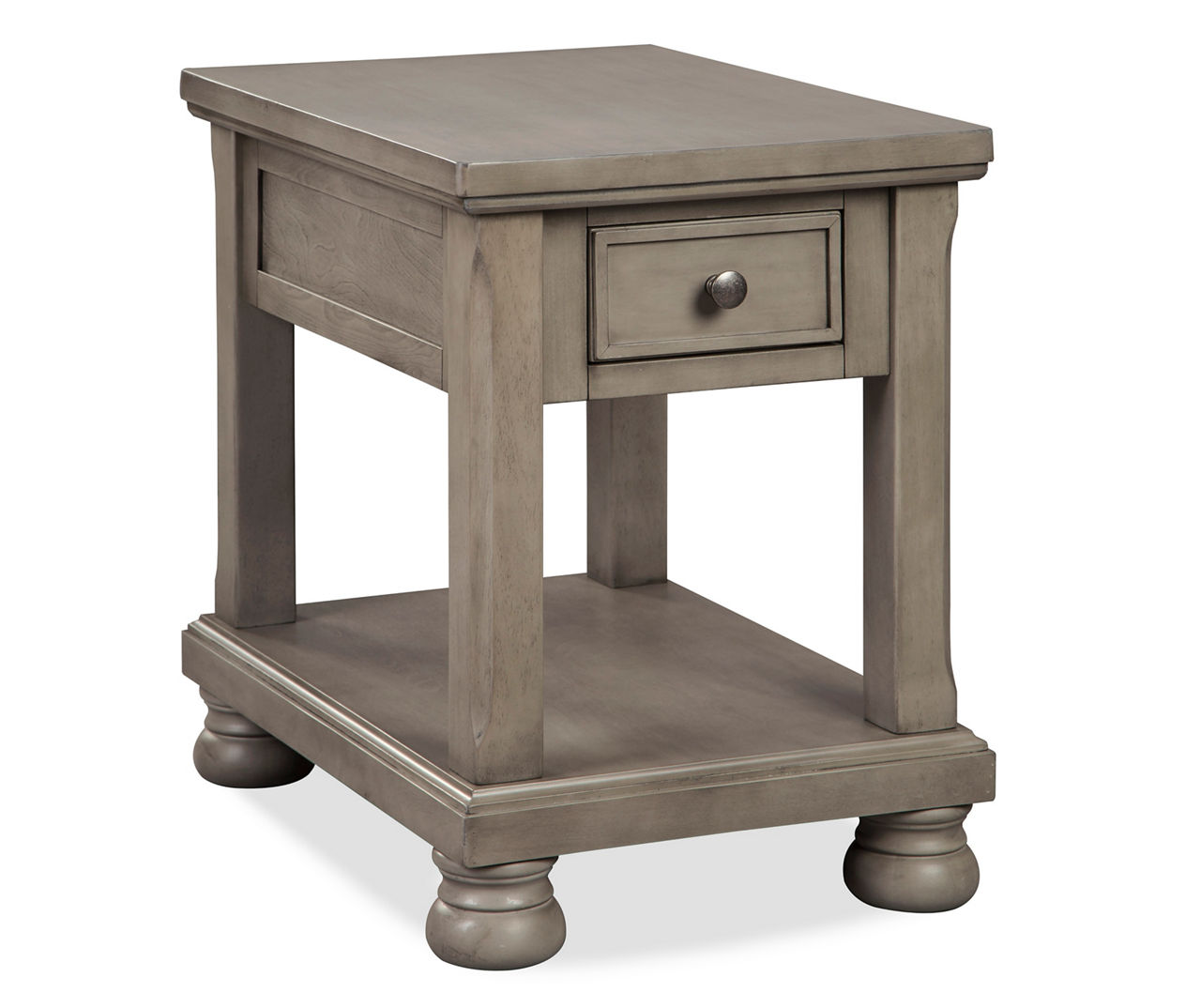 Signature Design By Ashley Lettner Gray Single Drawer End Table | Big Lots