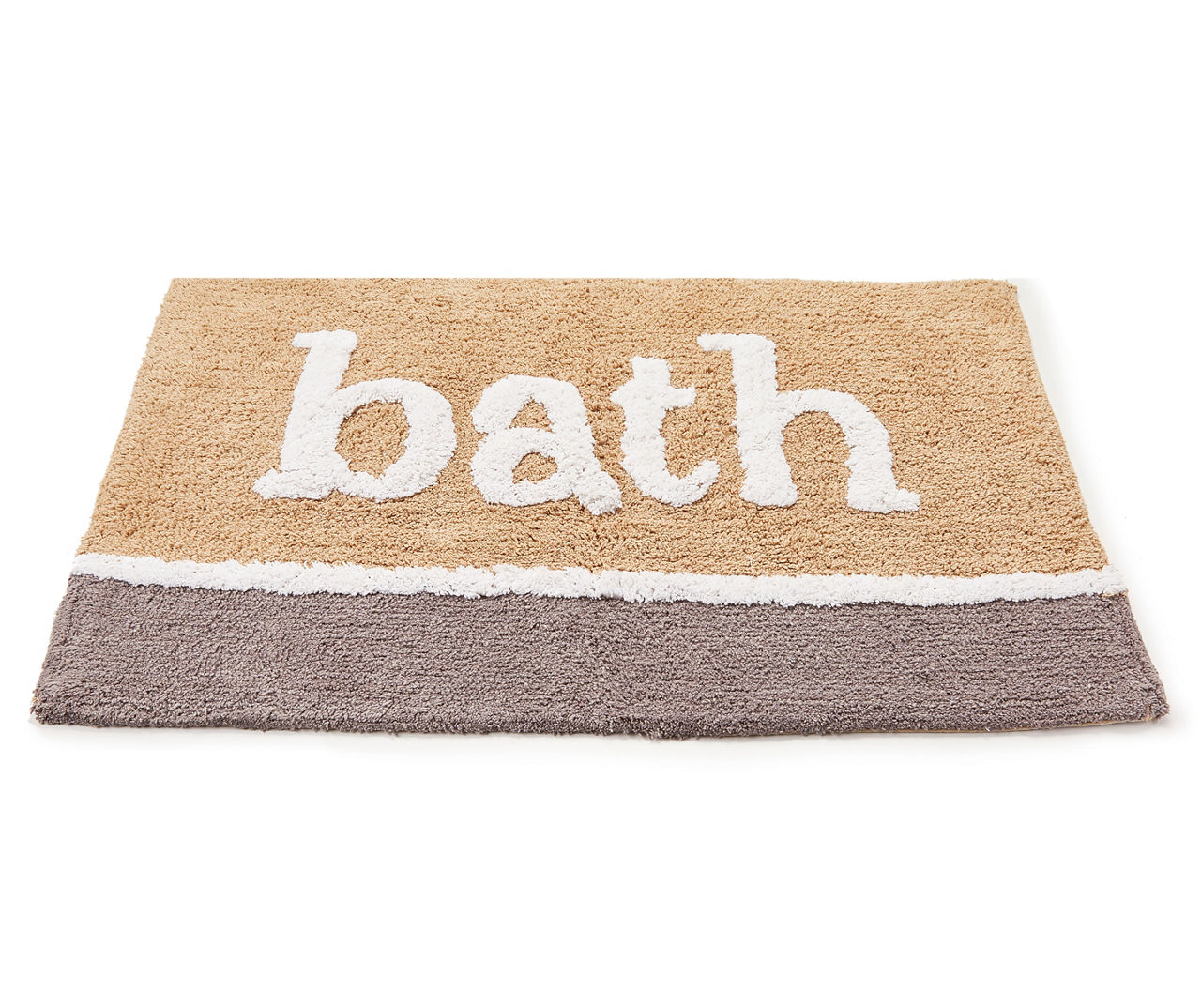 Broyhill "Bath" Tan & Gray Bath Rug | Big Lots