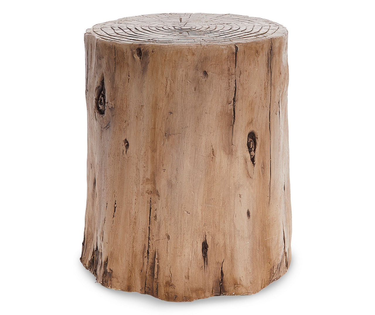 Wilson & Fisher 17" Brown Log Stool | Big Lots