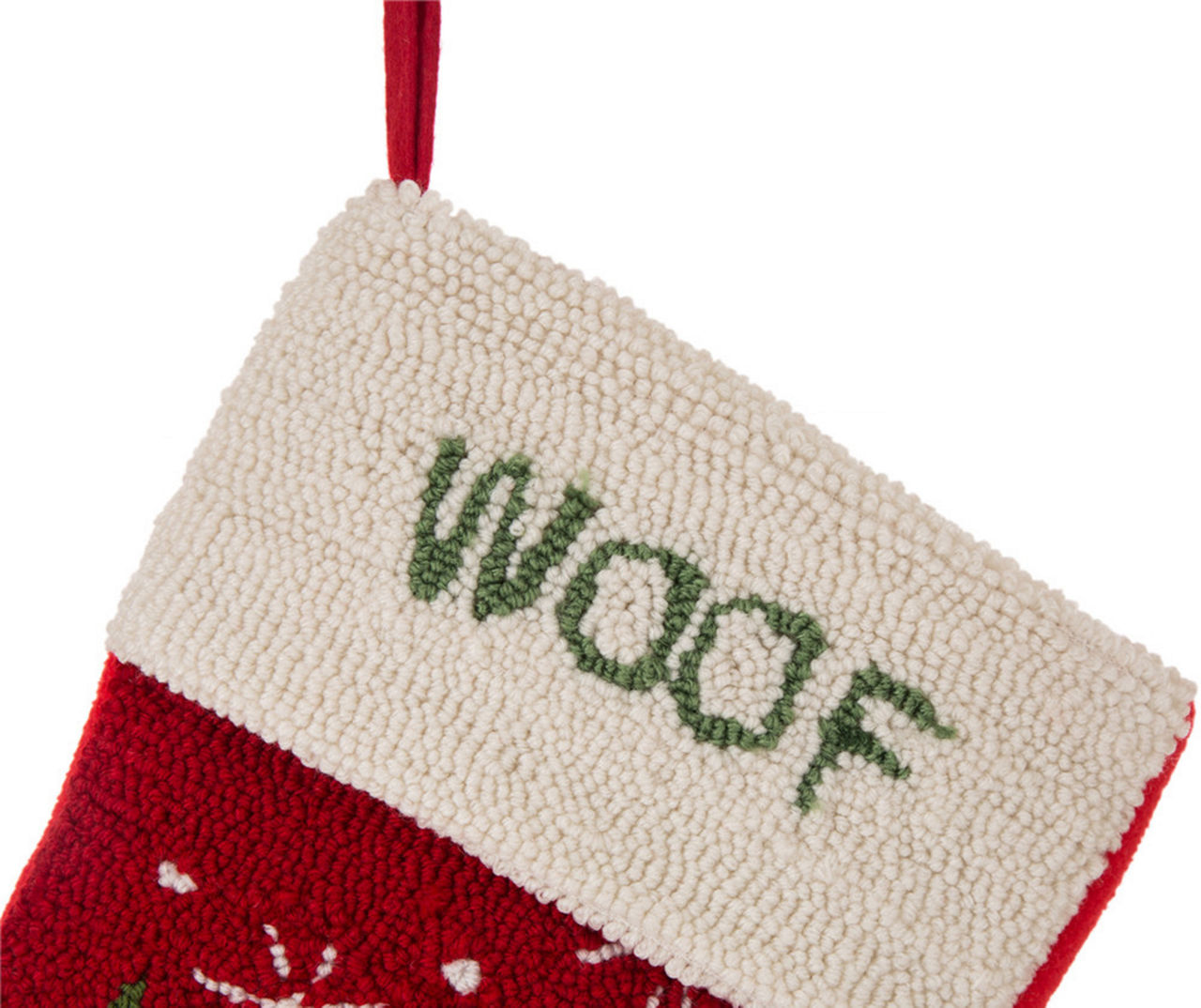 Glitzhome Hooked Black Dog Stocking | Big Lots