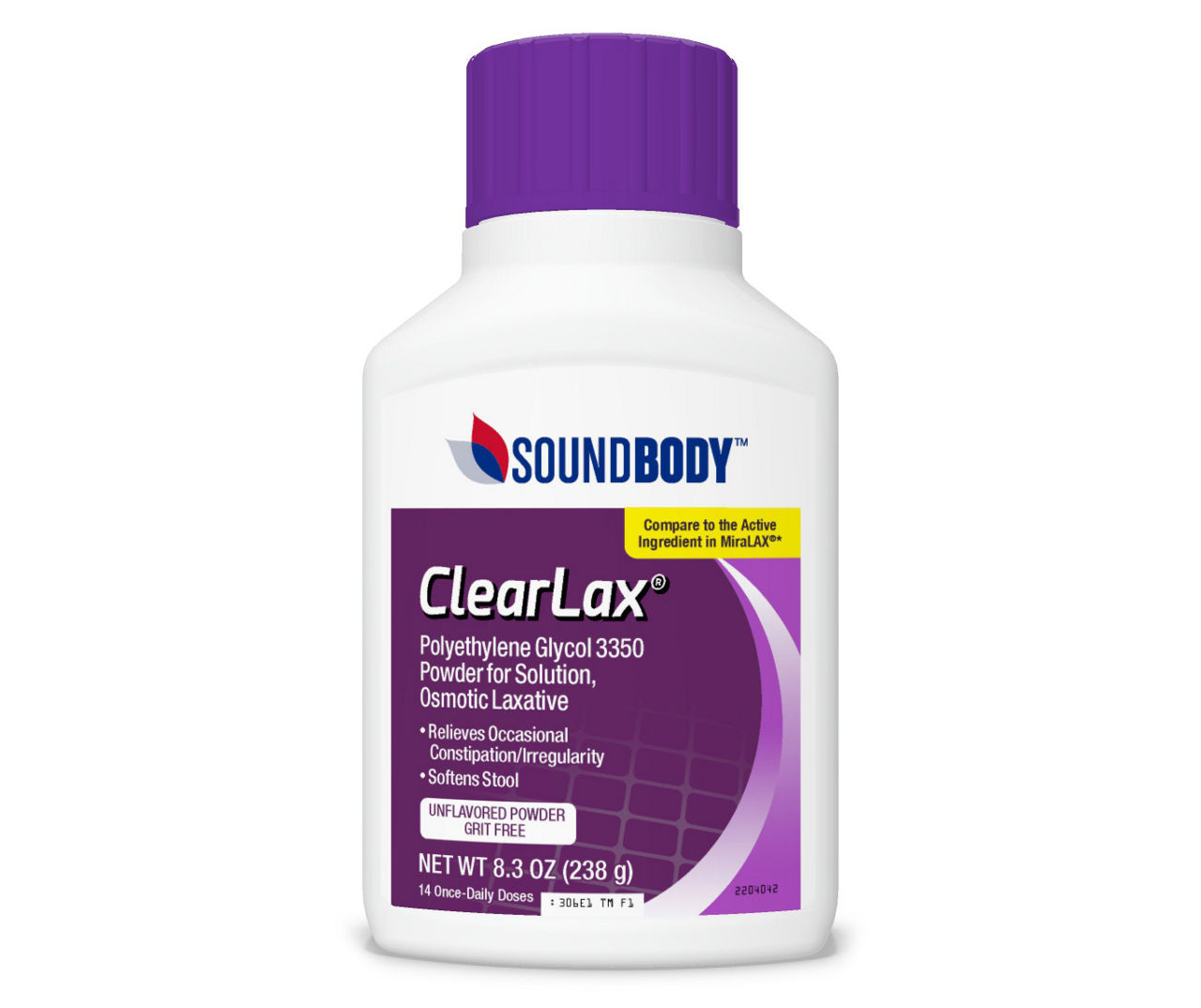 Sound Body ClearLax Laxative Powder, 8.3 Oz. | Big Lots