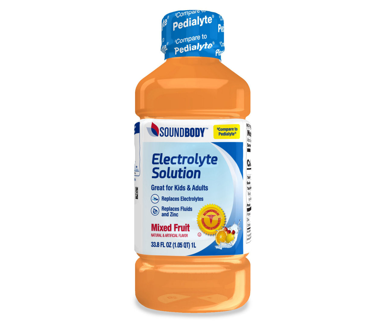 Sound Body Mixed Fruit Electrolyte Solution, 33.8 Oz. | Big Lots