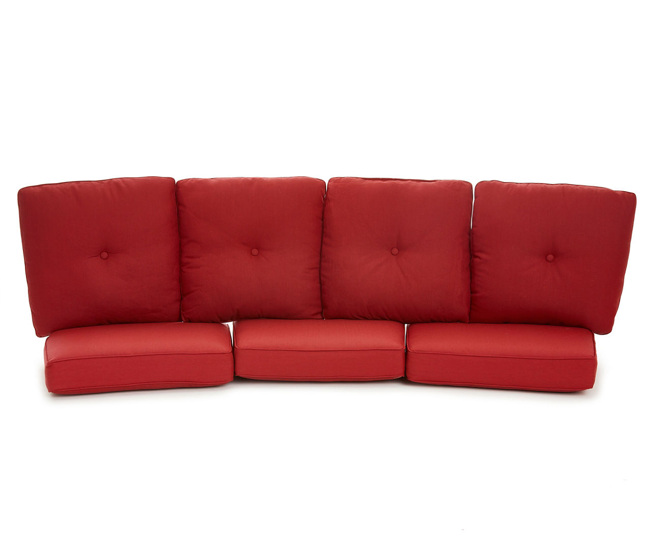 Red Olefin 7 Piece Replacement Patio Cushion Set
