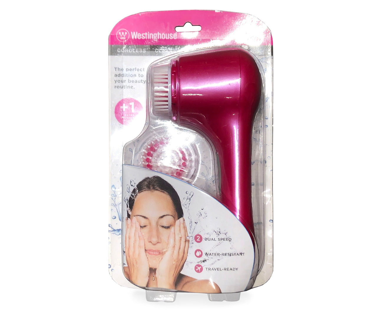 e.l.f. Pink Cordless Facial Scrubber | Big Lots