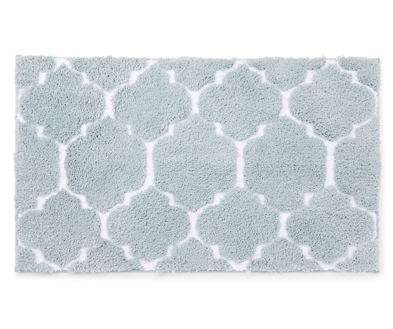 Broyhill Oxford Aqua Trellis Bath Rug | Big Lots